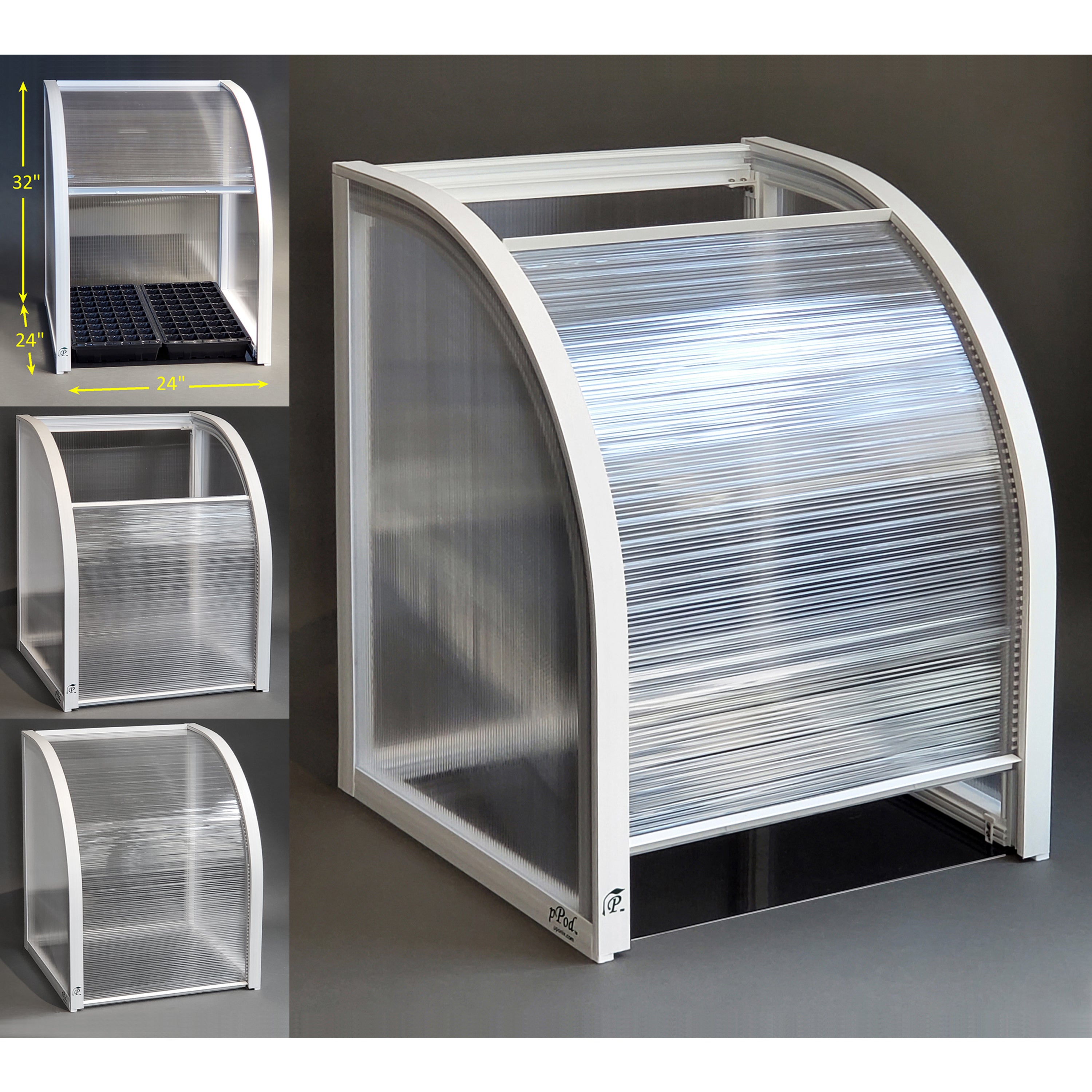 Standard pPod® micro-greenhouse – Ponix MicroAg